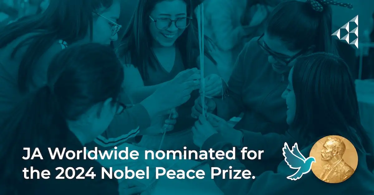 JA Worldwide Nominated for the 2024 Nobel Peace Prize